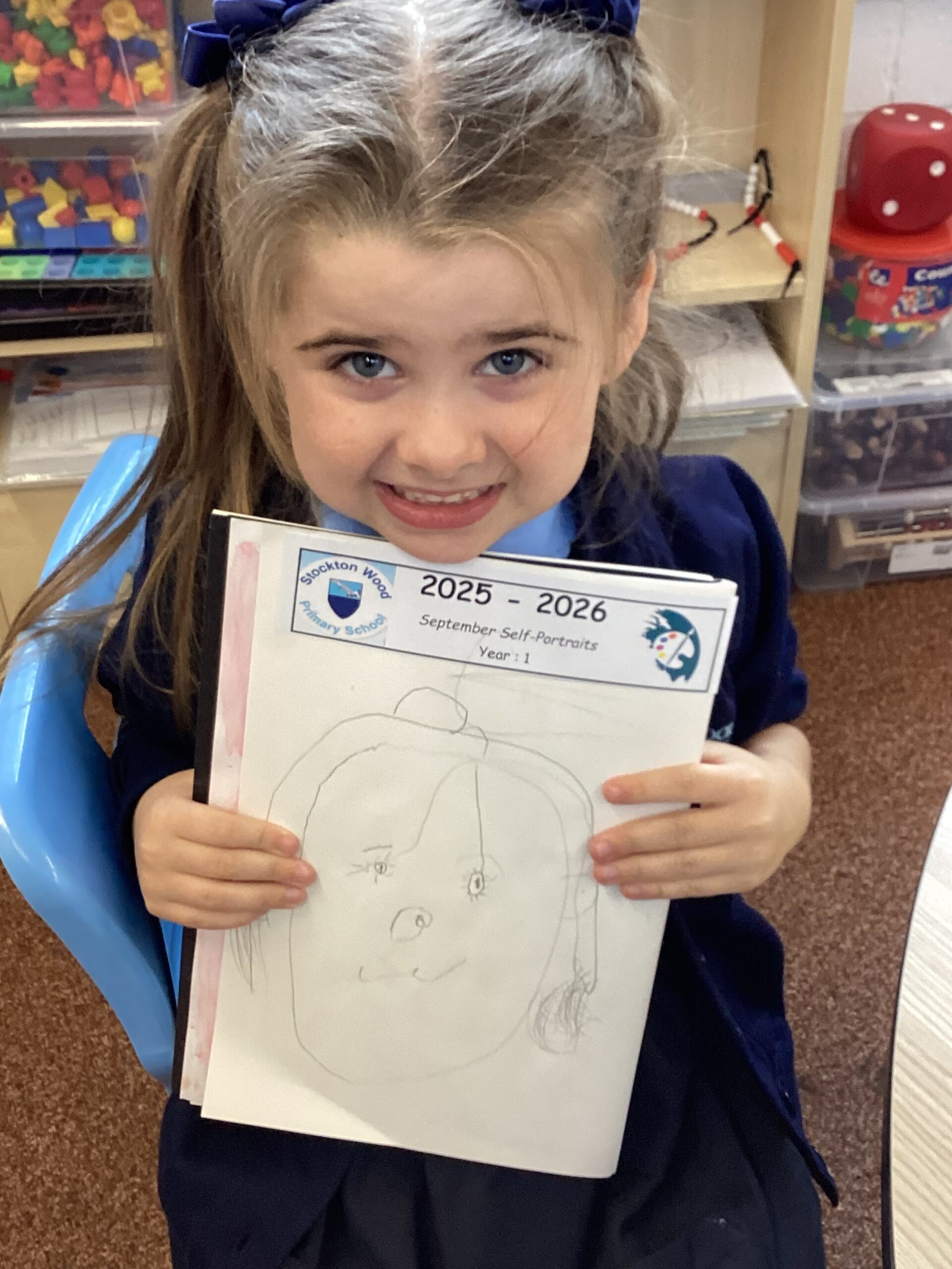 Art- self portraits - Stockton Wood Primary School