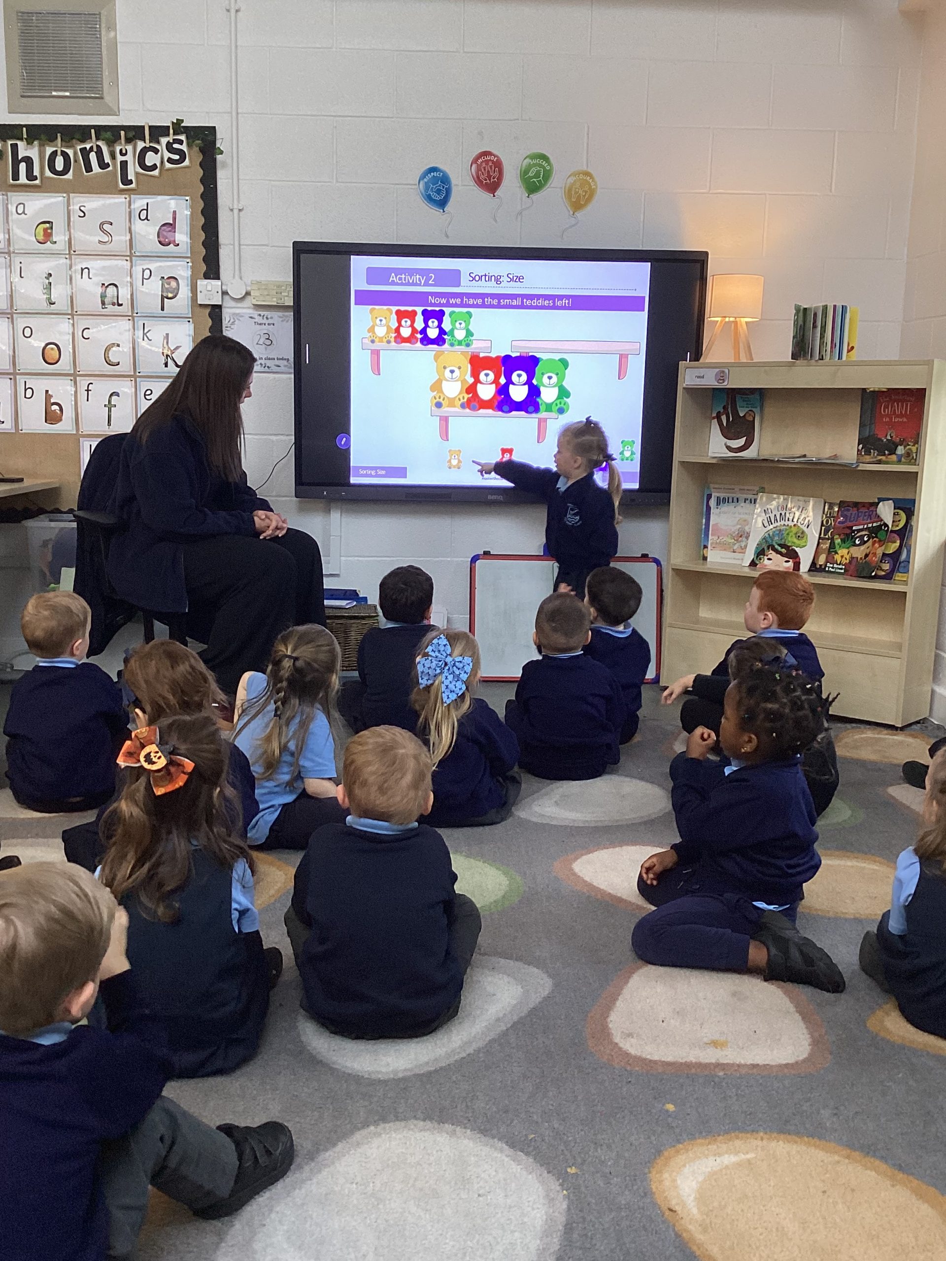 Sorting by size - Stockton Wood Primary School